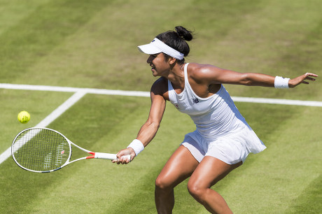 Sweat On Back Heather Watson Gbr Editorial Stock Photo - Stock Image ...
