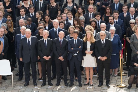 Simone Veils Solemn Funeral Ceremony Courtyard Editorial Stock Photo ...