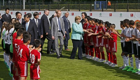 Chinese President Xi Jinping L German Editorial Stock Photo - Stock ...