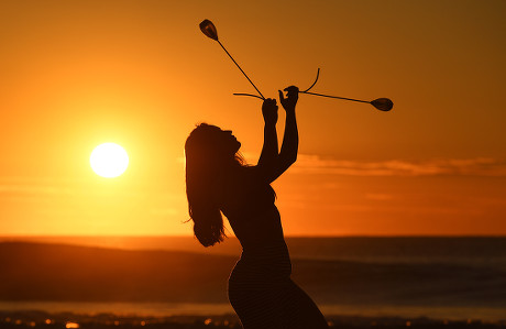 Swings Poi Surfers Paradise Beach On Editorial Stock Photo - Stock ...