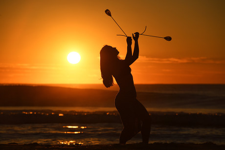 Swings Poi Surfers Paradise Beach On Editorial Stock Photo - Stock ...