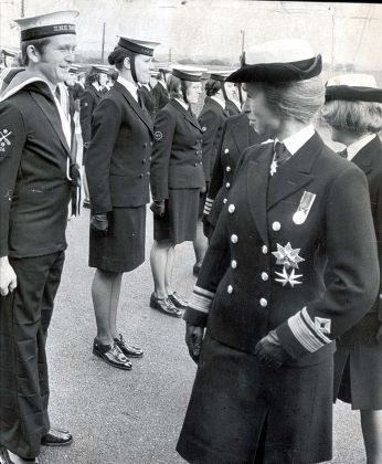 Princess Anne Now Princess Royal Uniforms Redaktionelles Stockfoto ...