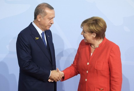Angela Merkel Recep Tayyip Erdogan Editorial Stock Photo - Stock Image ...