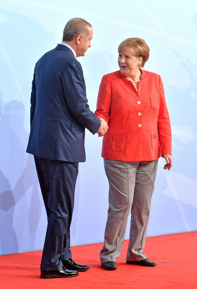 Recep Tayyip Erdogan Angela Merkel Editorial Stock Photo - Stock Image ...