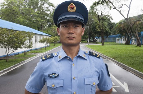Peoples Liberation Army Pla Soldier Stands Editorial Stock Photo ...