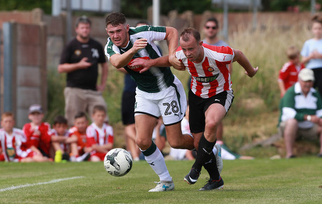 Plymouths Callum Rose Battles Ball Saltash Editorial Stock Photo ...
