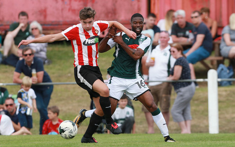 Plymouths Joel Grant Battles Ball Saltash Editorial Stock Photo - Stock ...