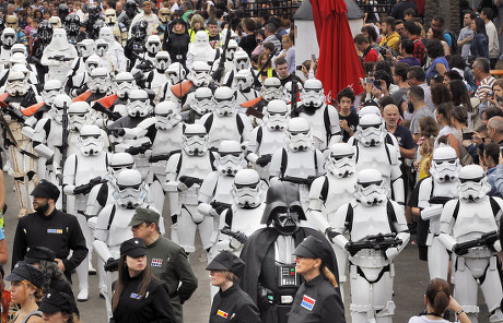 Participants Dressed Stormtroopers Take Part Star Editorial Stock Photo ...