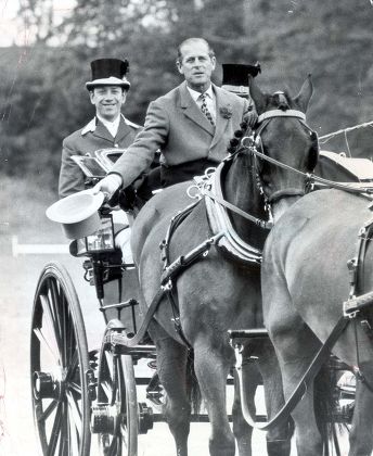 Prince Philip Carriage Team Driving May Editorial Stock Photo - Stock ...