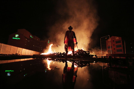 Eleventh Night Bonfires Have Been Taking Editorial Stock Photo - Stock ...