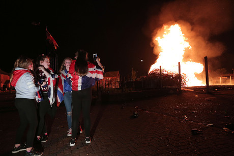 Eleventh Night Bonfires Have Been Taking Editorial Stock Photo - Stock Image | Shutterstock