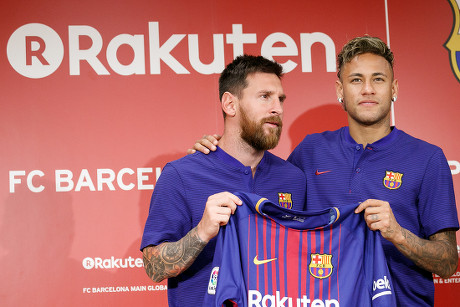 Rakuten FC Barcelona kit sponsor launch, Tokyo, Japan - 13 Jul 2017 ...