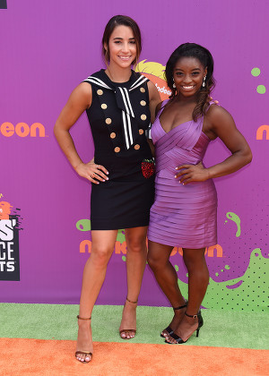 Alexandra Raisman Simone Biles Editorial Stock Photo - Stock Image ...