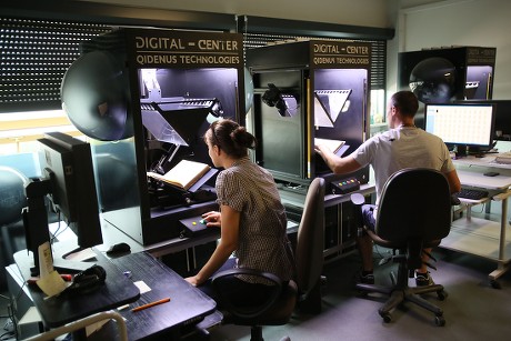 People Work Digitization Studio National Library Editorial Stock Photo ...