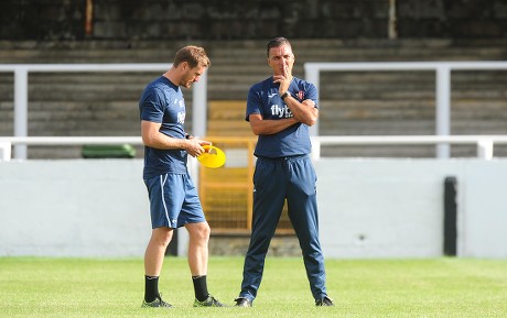 Bath City v Exeter City, Bath, UK - 14 July 2017 Stock Pictures ...