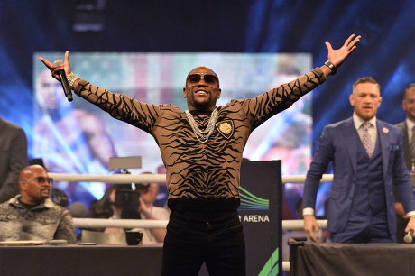 Professional Boxer Floyd Mayweather Jr During Editorial Stock Photo ...
