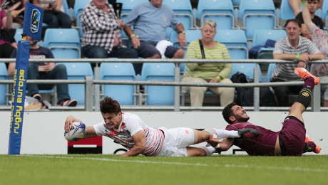 Jordan Ainslie England Goes Over Try Editorial Stock Photo - Stock ...