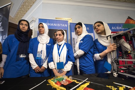 Members Female Robotics Team Afghanistan Lr Editorial Stock Photo ...