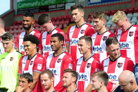 Exeter City Pose Team Photo During Editorial Stock Photo - Stock Image ...