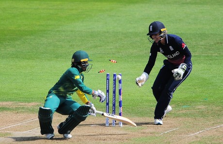 Sarah Taylor England Stumps Trisha Chetty Editorial Stock Photo - Stock ...