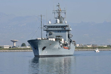 German Military Ship Rhein Which Landed Editorial Stock Photo - Stock ...