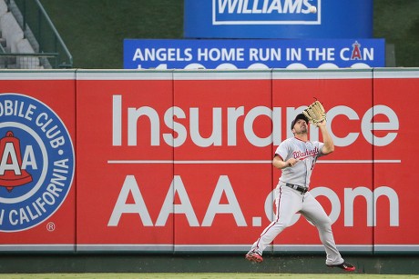 MLB Nationals vs Angels, Anaheim, USA - 18 Jul 2017 Stock Pictures ...