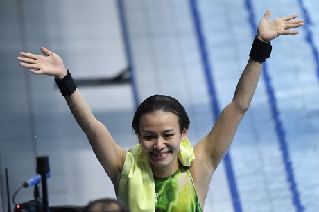 Cheong Jun Hoong Malaysia Celebrates After Editorial Stock Photo ...