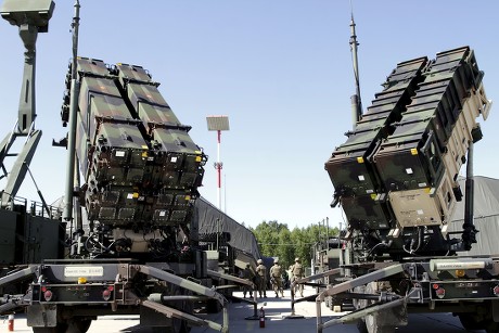 Two Us Surfacetoair Missile System Patriot Editorial Stock Photo ...