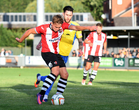 Archie Collins Exeter City Shoots Goal Editorial Stock Photo - Stock ...
