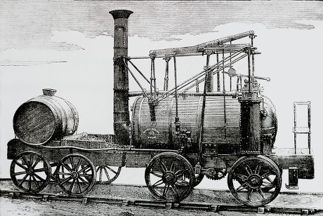 Drawing William Medleys Locomotive Puffing Billy Editorial Stock Photo ...