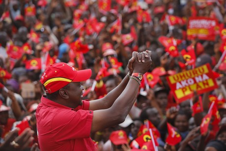 Kenya's ruling Jubilee party campaign, Nairobi - 21 Jul 2017 Stock ...