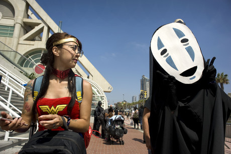 Convention Goers Walk Outside San Diego Editorial Stock Photo - Stock ...