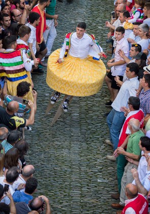 Dancer Anguiano Wearing Traditional Costume Walking Editorial Stock ...