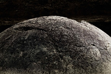 Closeup One Precolumbian Stone Spheres Indigenous Editorial Stock Photo ...