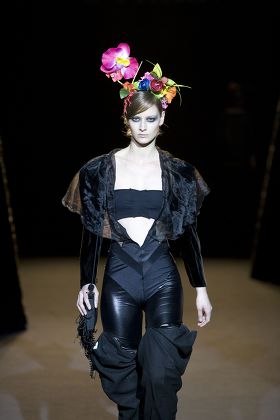 Model On Catwalk Hat By Piers Editorial Stock Photo - Stock Image ...