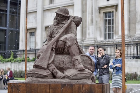 Sculpture Called Mud Soldier By Artist Editorial Stock Photo - Stock ...
