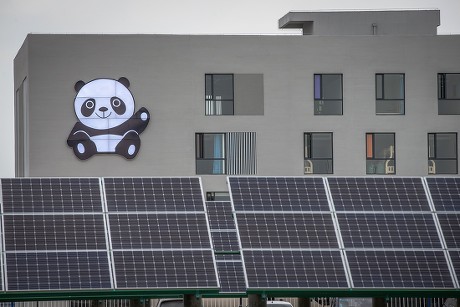 Solar Panels Seen Next Administration Building Editorial Stock Photo ...