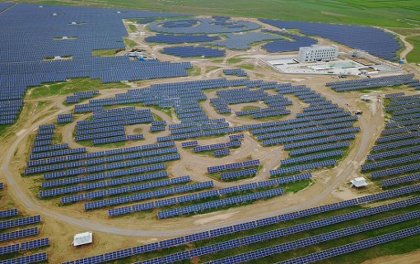 Aerial View Datong Panda Power Plant Editorial Stock Photo - Stock ...