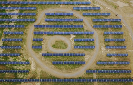 Aerial View Datong Panda Power Plant Editorial Stock Photo - Stock ...