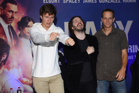 Ansel Elgort Edgar Wright Jeremy Fry Editorial Stock Photo - Stock ...