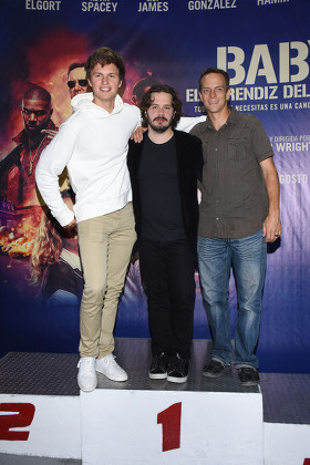 Ansel Elgort Edgar Wright Jeremy Fry Editorial Stock Photo - Stock ...