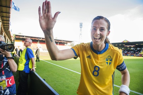 Lotta Schelin Celebrates After Game Editorial Stock Photo - Stock Image ...