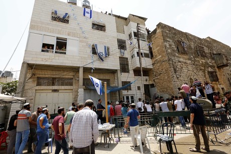 Israeli Flags Seen On Building After Editorial Stock Photo - Stock ...