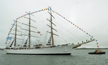Argentinian Frigate Ara Libertad Arrives Southampton Editorial Stock ...