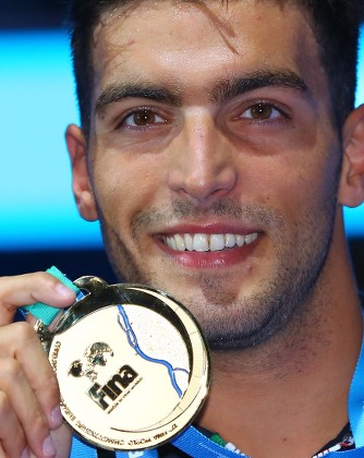 Gold Medalist Gabriele Detti Italy Poses Editorial Stock Photo - Stock ...