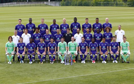 Rsc Anderlecht football team photocall, Belgium - 13 Jul 2017 Stock ...