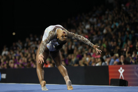 Gymnast Jordan Chiles Competes Senior Competition Editorial Stock Photo ...