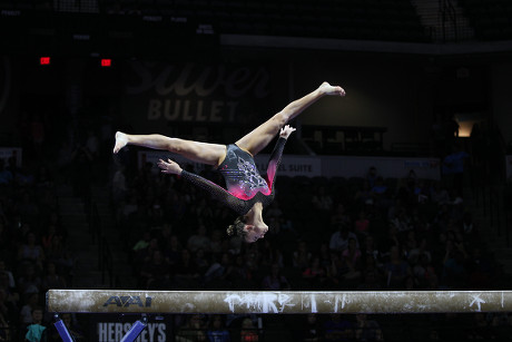 Gymnast Shania Adams Competes Senior Competition Editorial Stock Photo ...