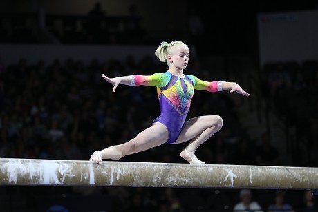 Gymnast Emily Gaskins Competes Senior Competition Editorial Stock Photo ...