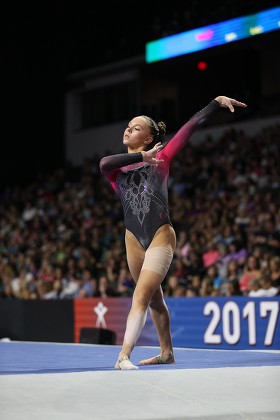 Gymnast Shania Adams Competes Senior Competition Editorial Stock Photo ...